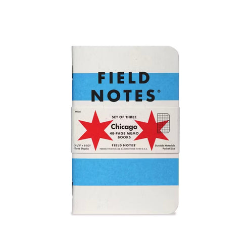 Field Notes Chicago Flag Edition Memo Notebook (Set of 3) – Neighborly