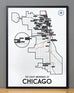 Chicago Craft Brewery Map 18" x 24" Poster – Neighborly