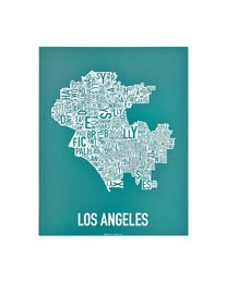 Los Angeles Neighborhood Map Poster – Neighborly
