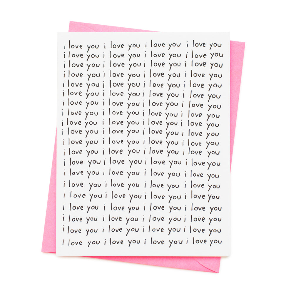 I Love You I Love You Valentine's Day Card – Neighborly