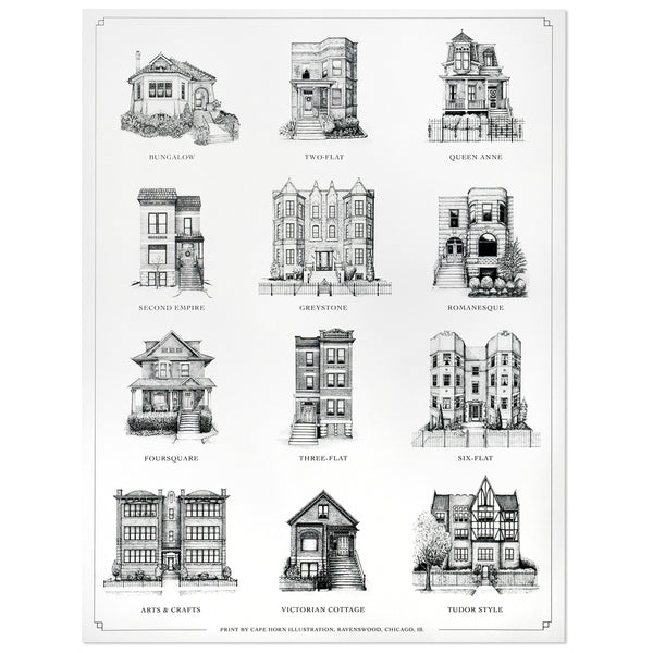 A Guide to Chicago Home Styles Print – Neighborly
