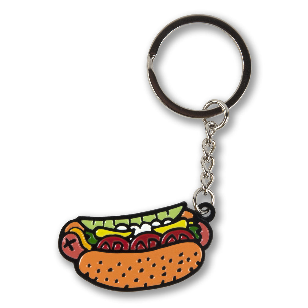 Chicago Style Hot Dog Keychain – Neighborly