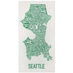 Seattle Typographic Neighborhood Map Poster – Neighborly